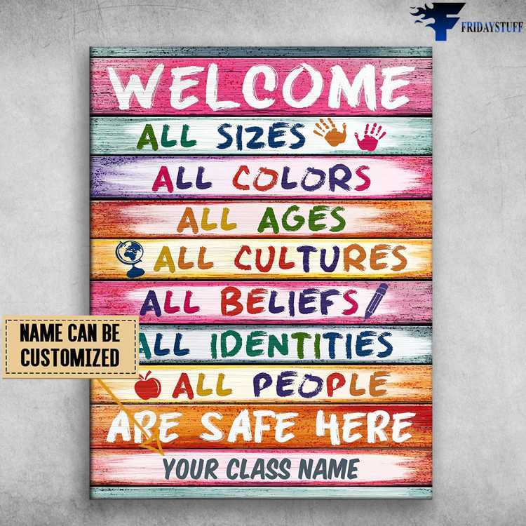 Classroom Rules Classroom Poster Welcome All Sizes All Colors All Ages ...