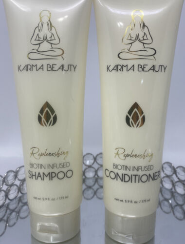 Karma Beauty Replenishing Biotin Infused Shampoo & Conditioner New ...