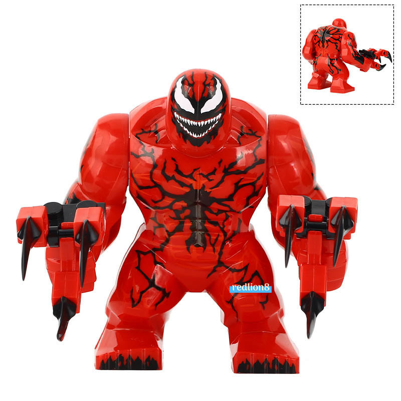 Carnage (BigFig) Marvel Symbiote Superheroes Lego Compatible Minifigure ...