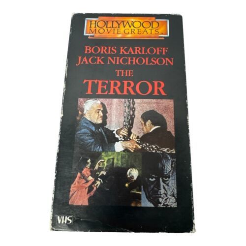 The Terror (VHS) - Boris Karloff, Jack Nicholson Vintage Video Tape ...