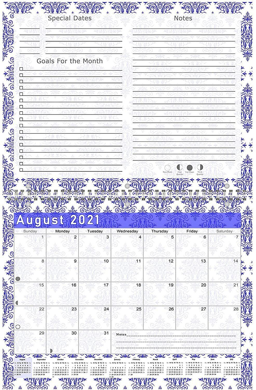 2021 - 2022 Academic Year 12 Months Student Calendar / Planner (Edition ...