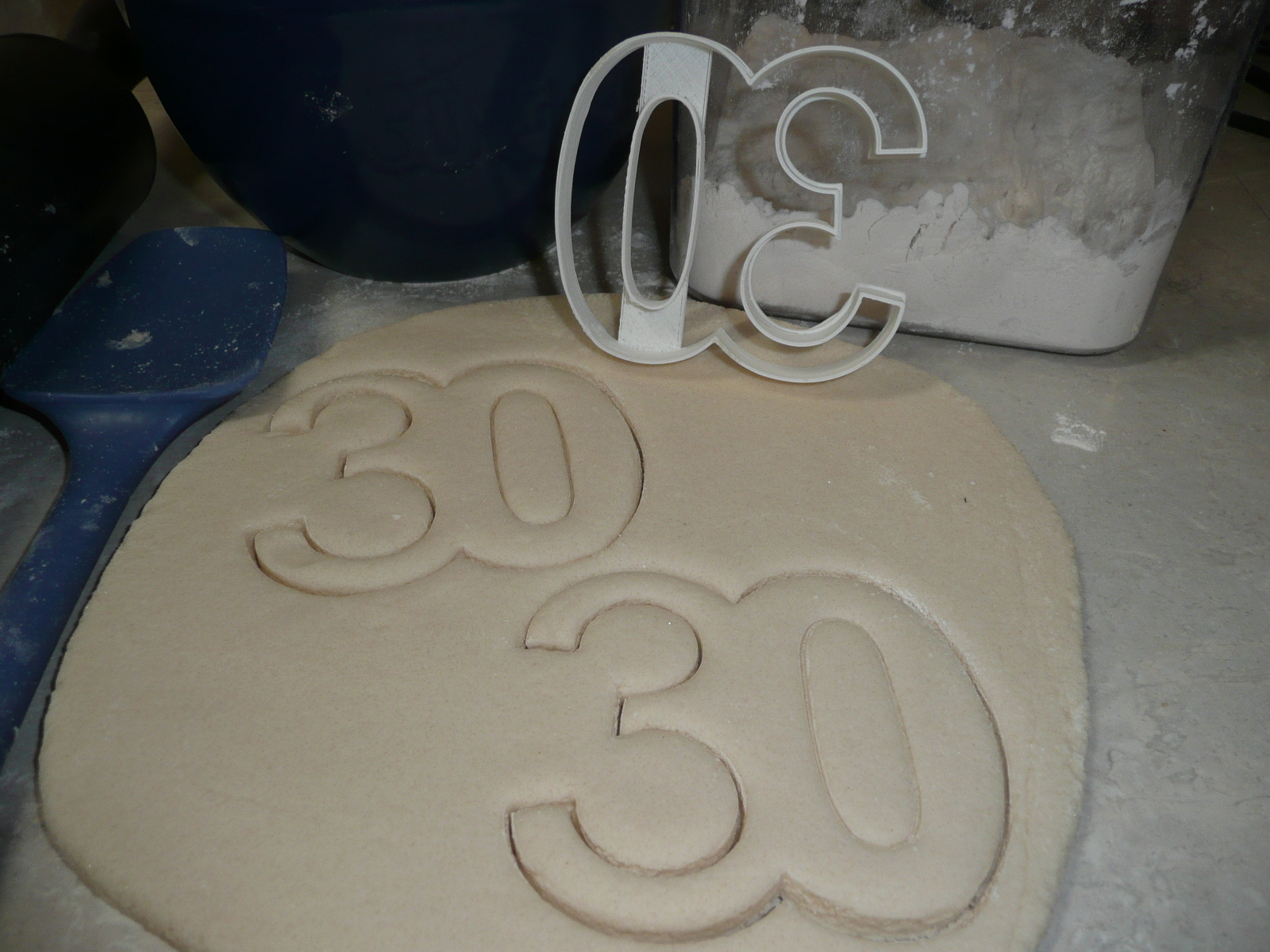 Number 30 Thirty Birthday Anniversary Cookie Cutter Made in USA PR108 ...