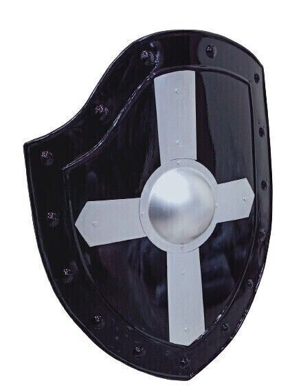 Medieval Knight Armor Templar Shield Steel pluse Design Reenactment ...