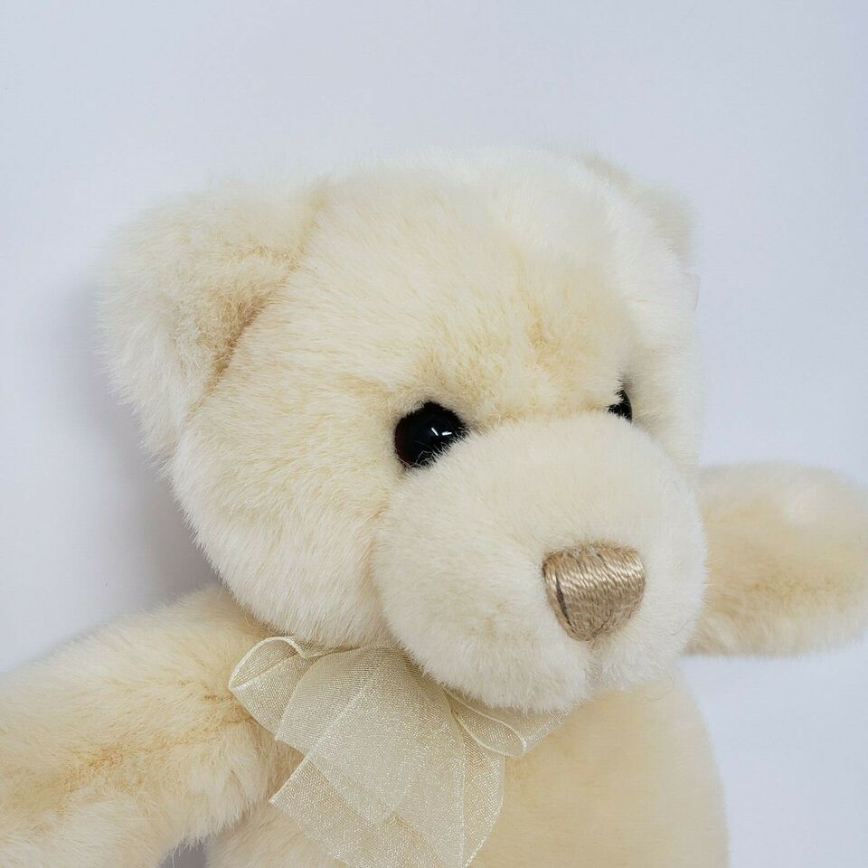 12" VINTAGE GUND TENDER TEDDY BEAR CREME 6412 STUFFED ANIMAL PLUSH TOY ...