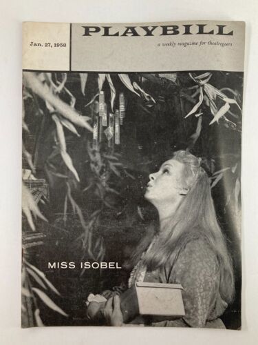 1958 Playbill Royale Theatre Shirley Booth, Robert Duke in Miss Isobel ...
