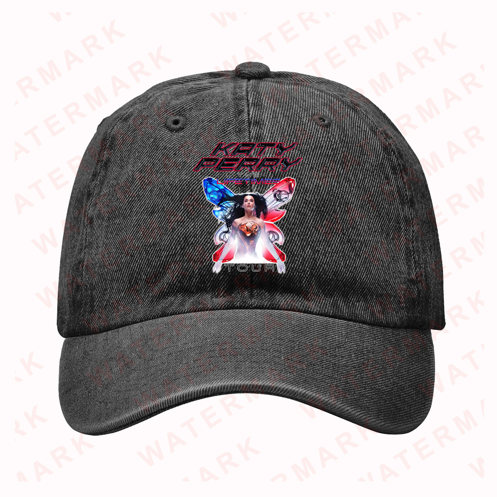 KATY PERRY THE LIFETIMES TOUR 2025 Denim Hats Caps - Hats