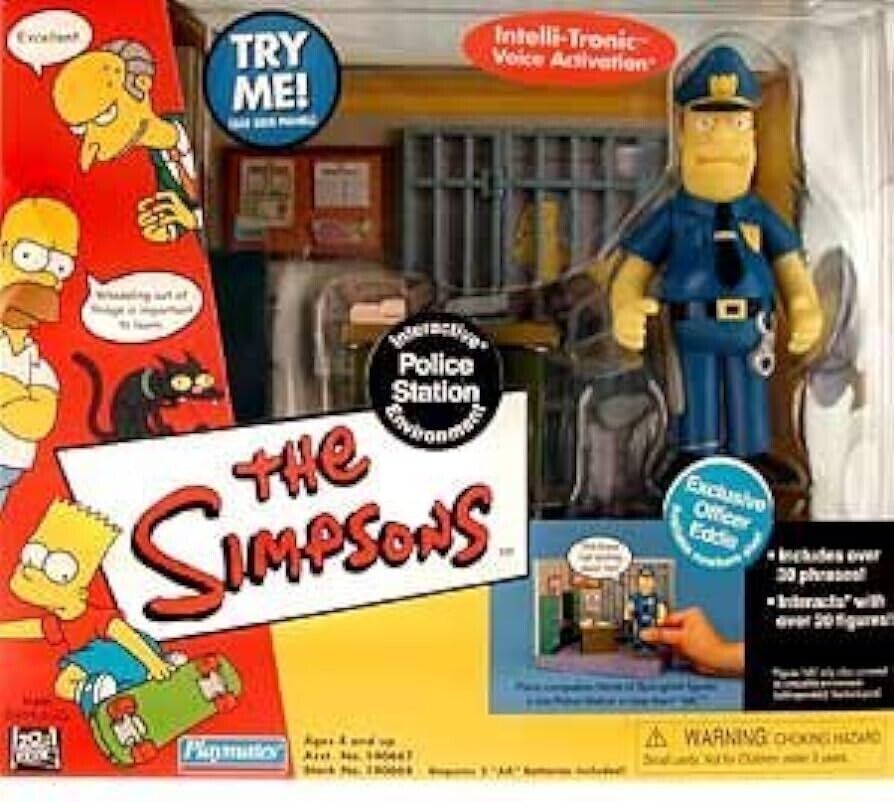 THE SIMPSONS - POLICE STATION EXCLUSIVE OFFICER EDDIE - WOS INTERACTIVE ...