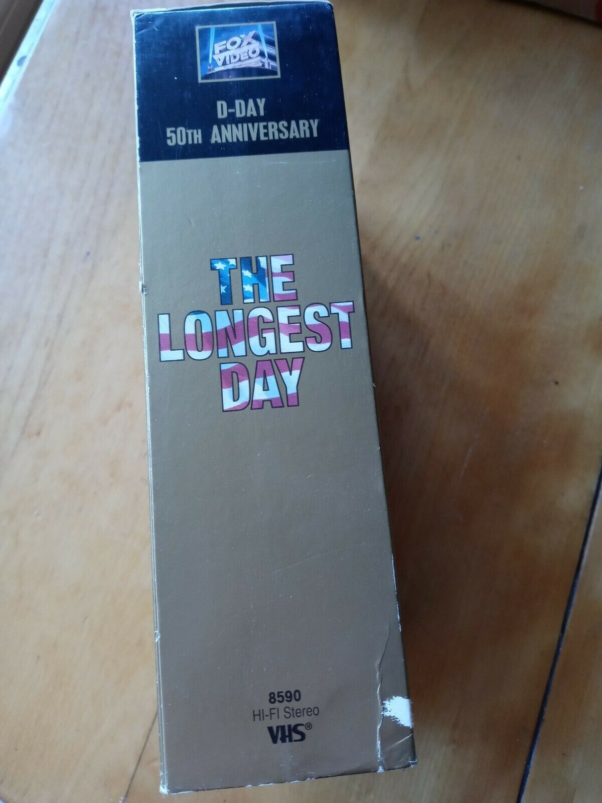 The Longest Day VHS Set Exclusive Color Version, D-Day 50th Anniversary ...