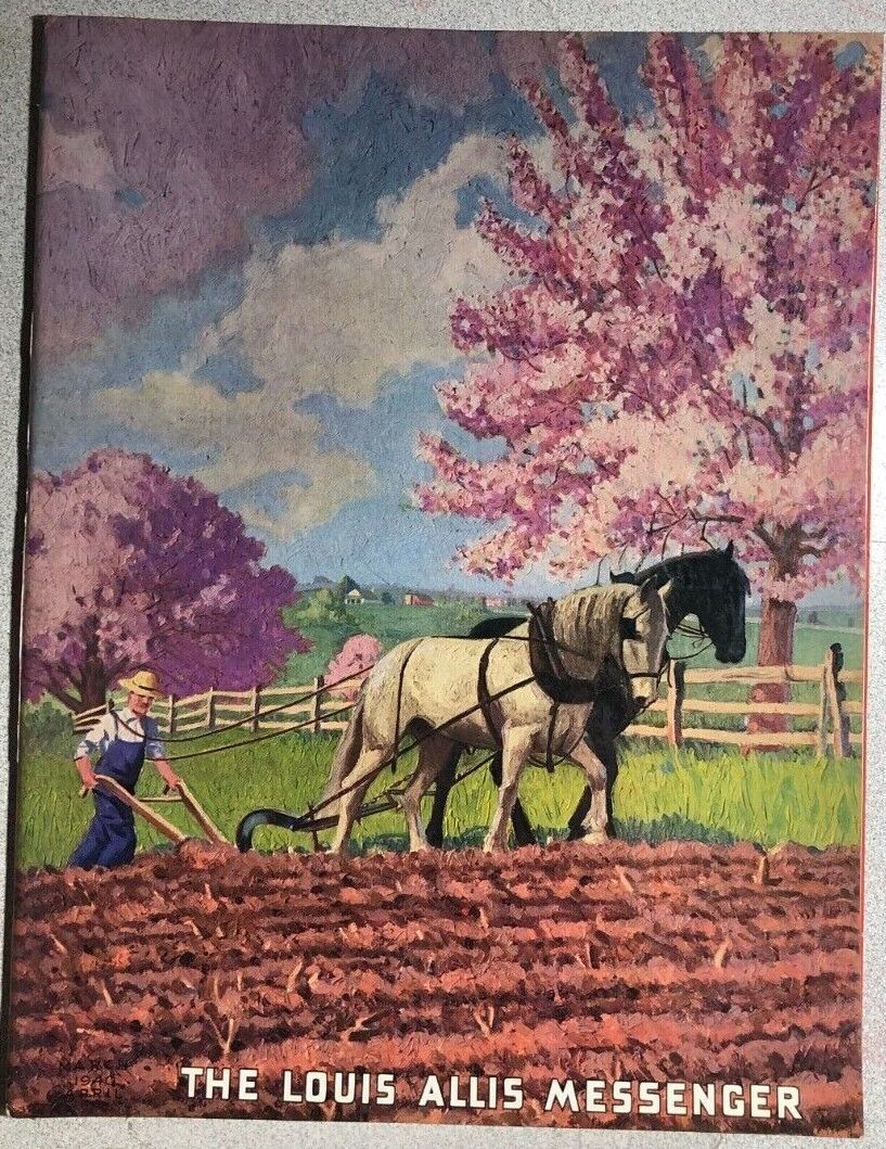 THE LOUIS ALLIS MOTORS NEWSLETTER Magazine March 1940 - Magazines