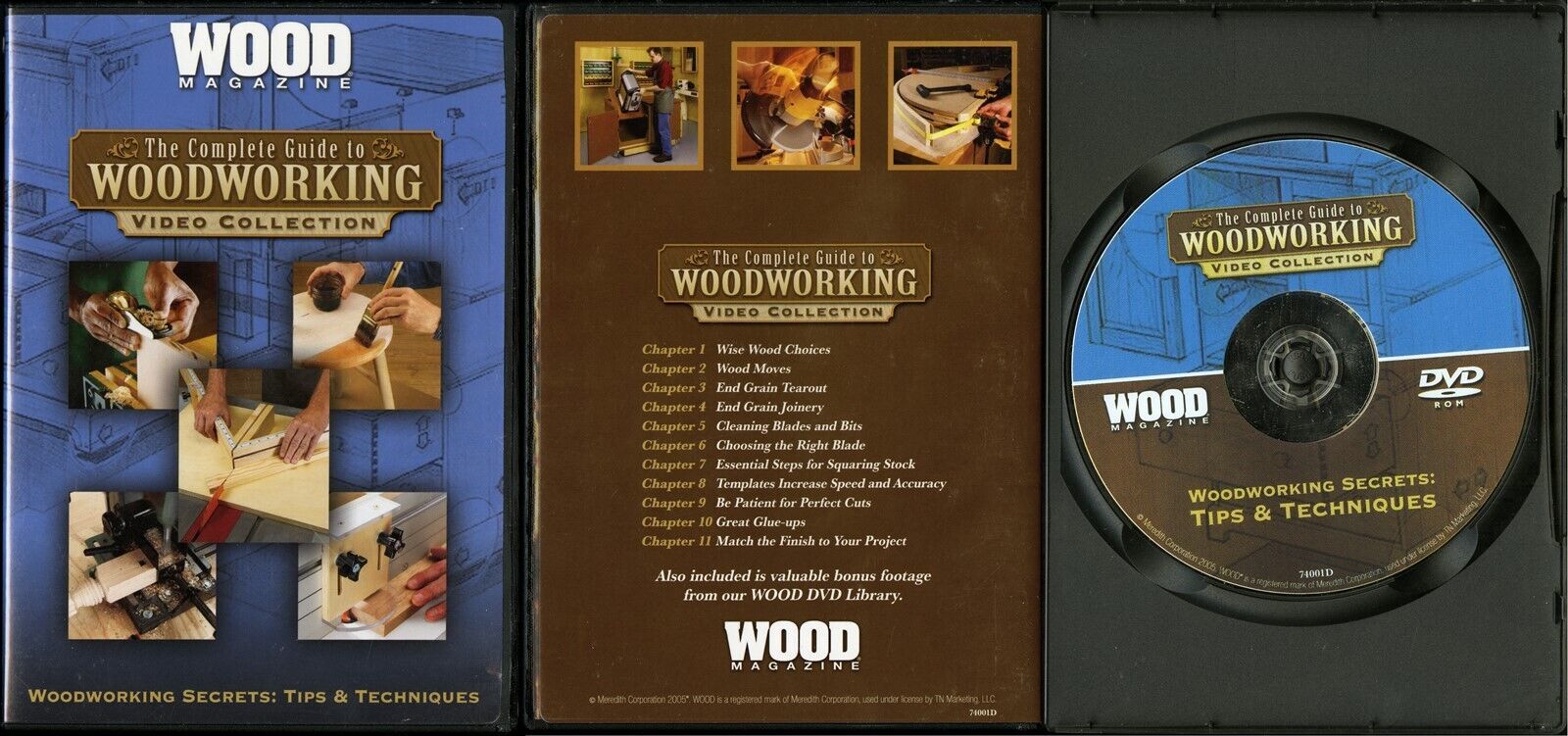 COMPLETE GUIDE TO WOODWORKING VIDEO COLLECTION DVD WOOD MAGAZINE - DVDs ...