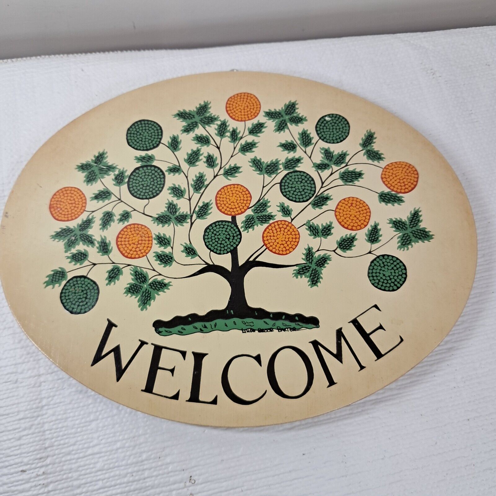 Shaker Tree Of Life Welcome Sign Linda Brooke Baxter Country Art Hannah ...