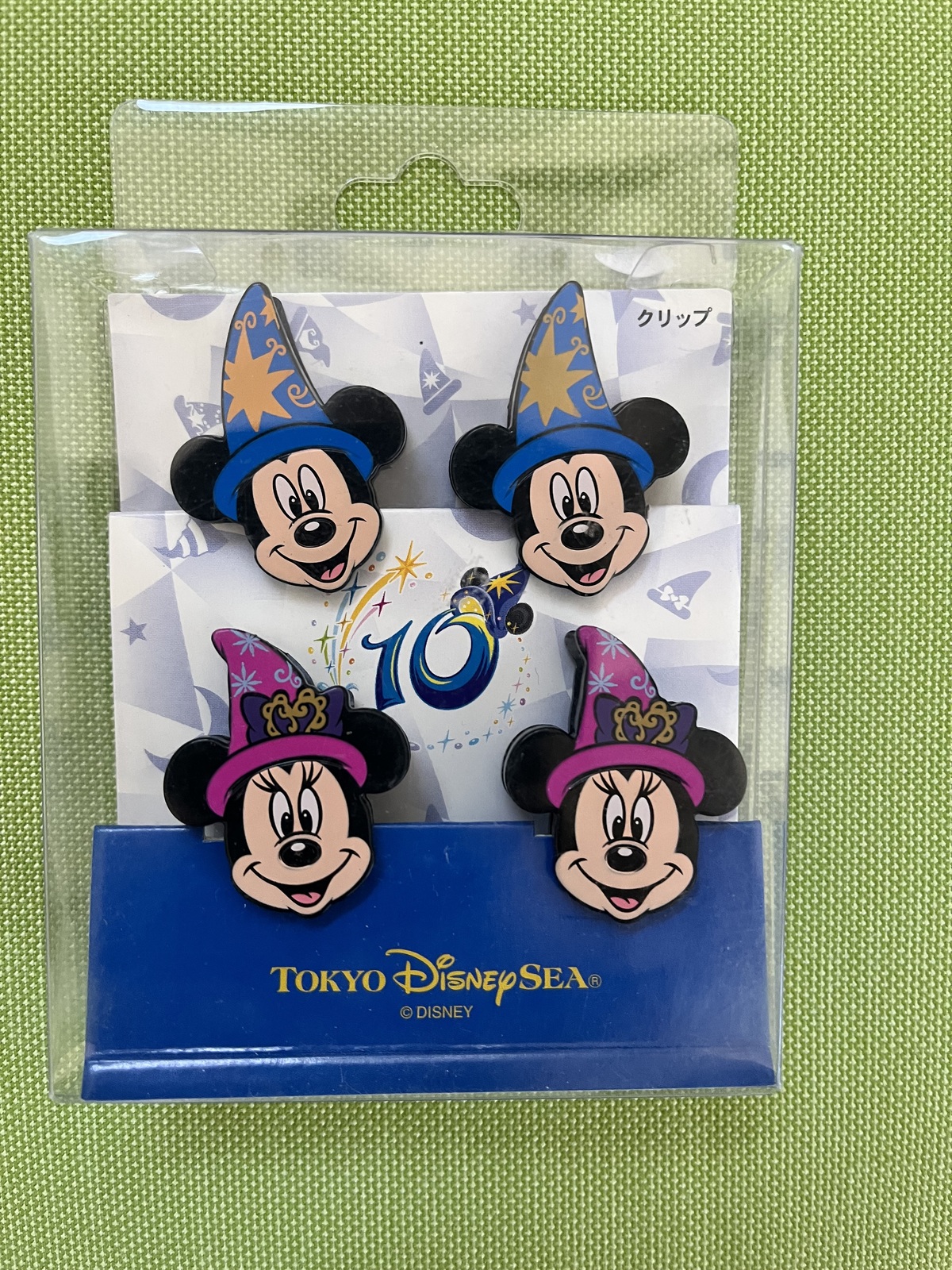 NWOT/NIP/DISNEY/SORCERER MICKEY MOUSE/BINDER PAPER CLIPS/LOT OF 12 ...