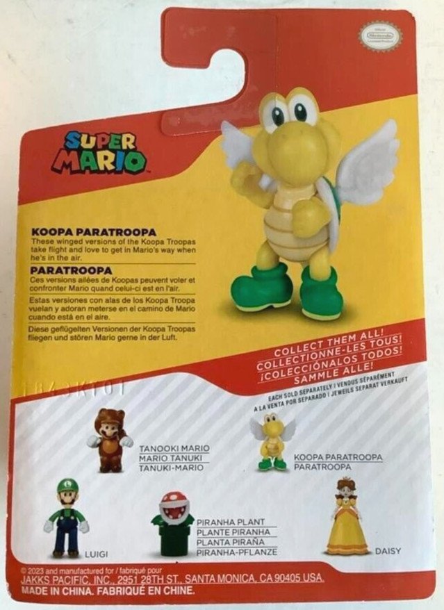 NEW Jakks 42126 KOOPA PARATROOPA 2.5 Inch Mini-Figure Super Mario Bros ...