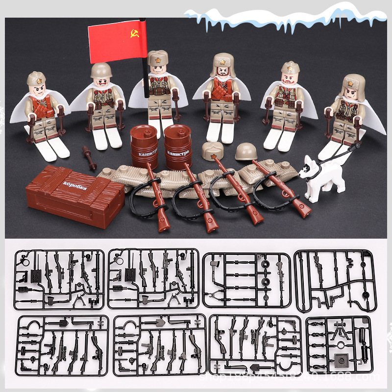 The Battle of Stalingrad Soviet Red Army Minifigures WW2 Sets ...