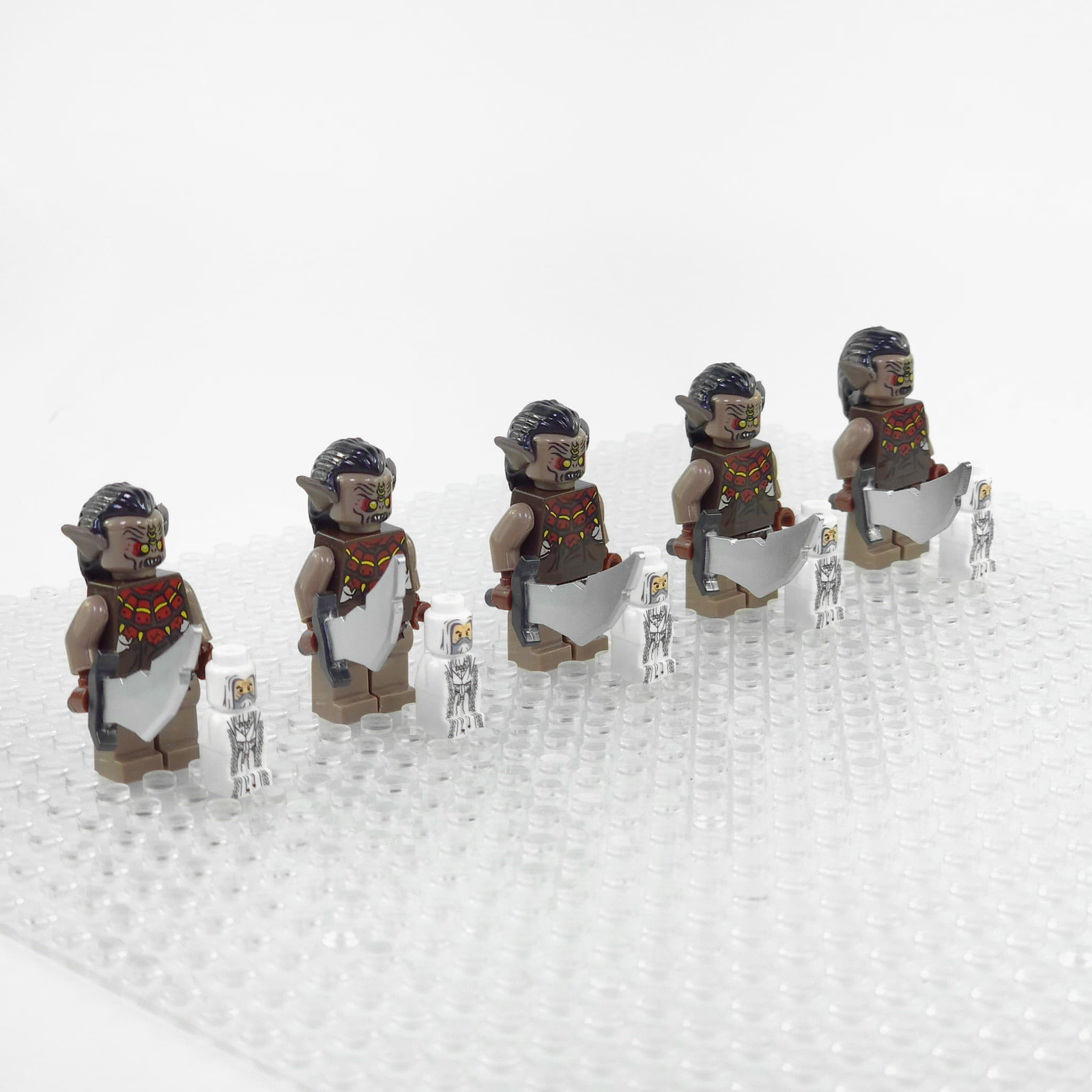 The Lord of the Rings Mordor Hunter Orcs 5pcs Minifigures Building Toy ...