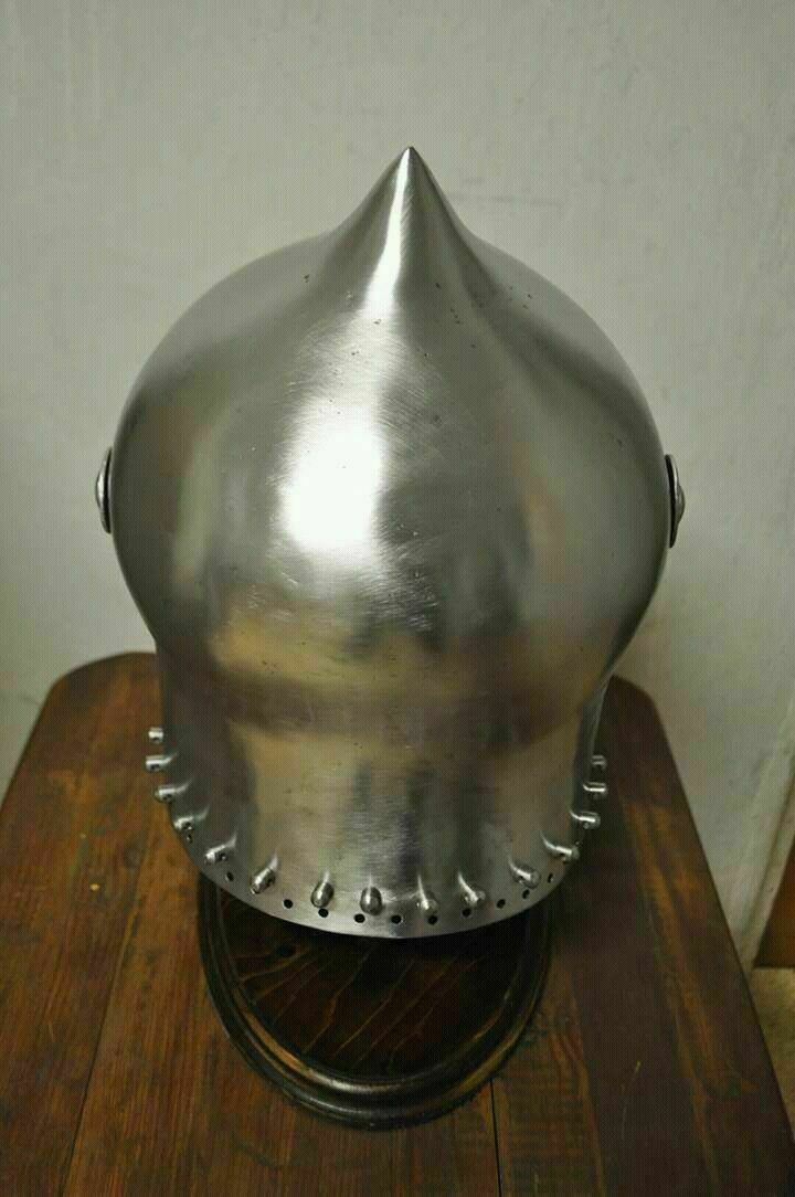 Medieval Bascinet Cerditos Cara Hounskull Klappvisor Casco Sca Larp ...