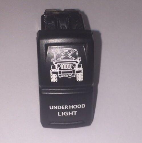 MILITARY HUMVEE ROCKER SWITCH "UNDER HOOD LIGHT" M998 M1038 M1025 HMMWV ...