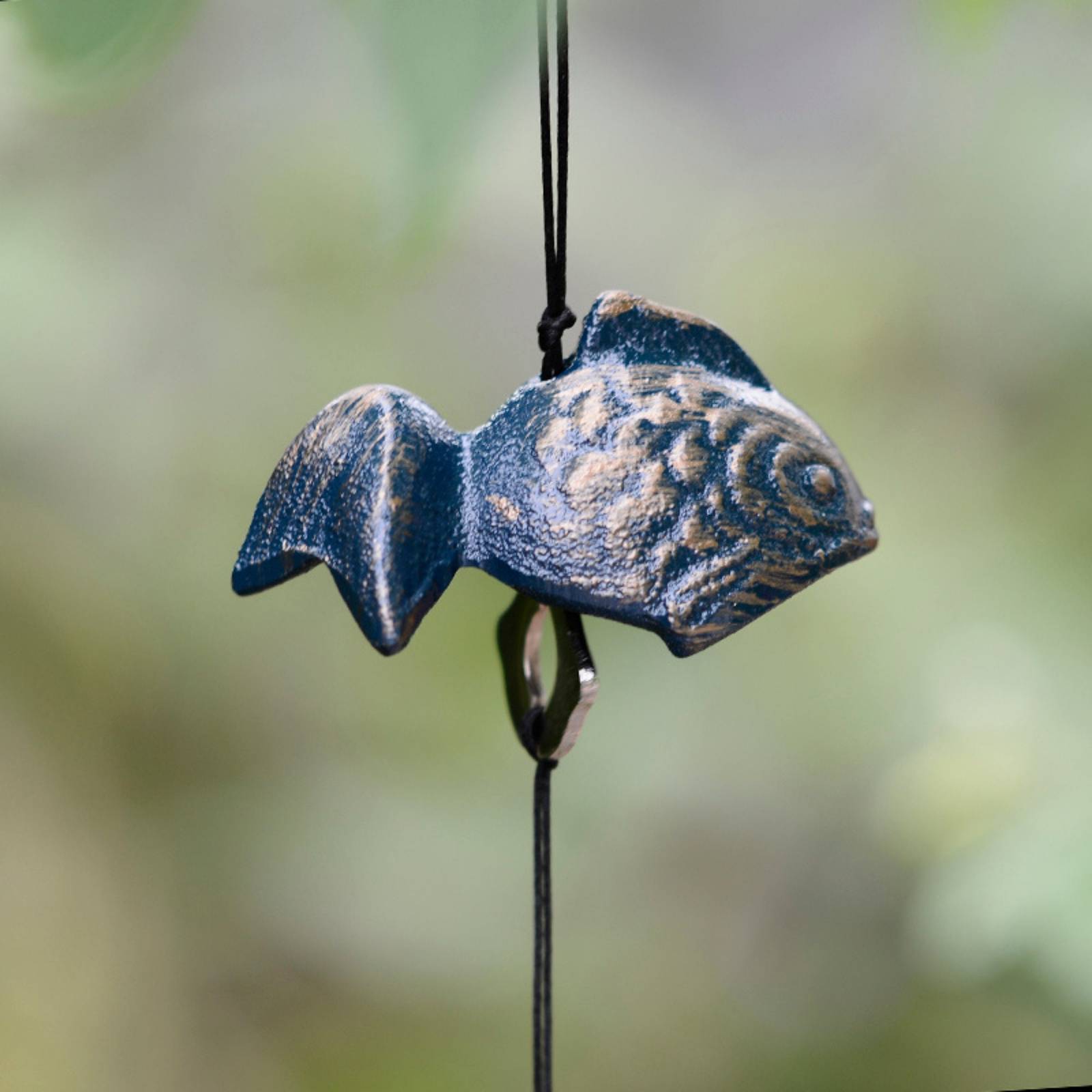 Little goldfish bell Japanese southern cast chimes retro iron bells ...