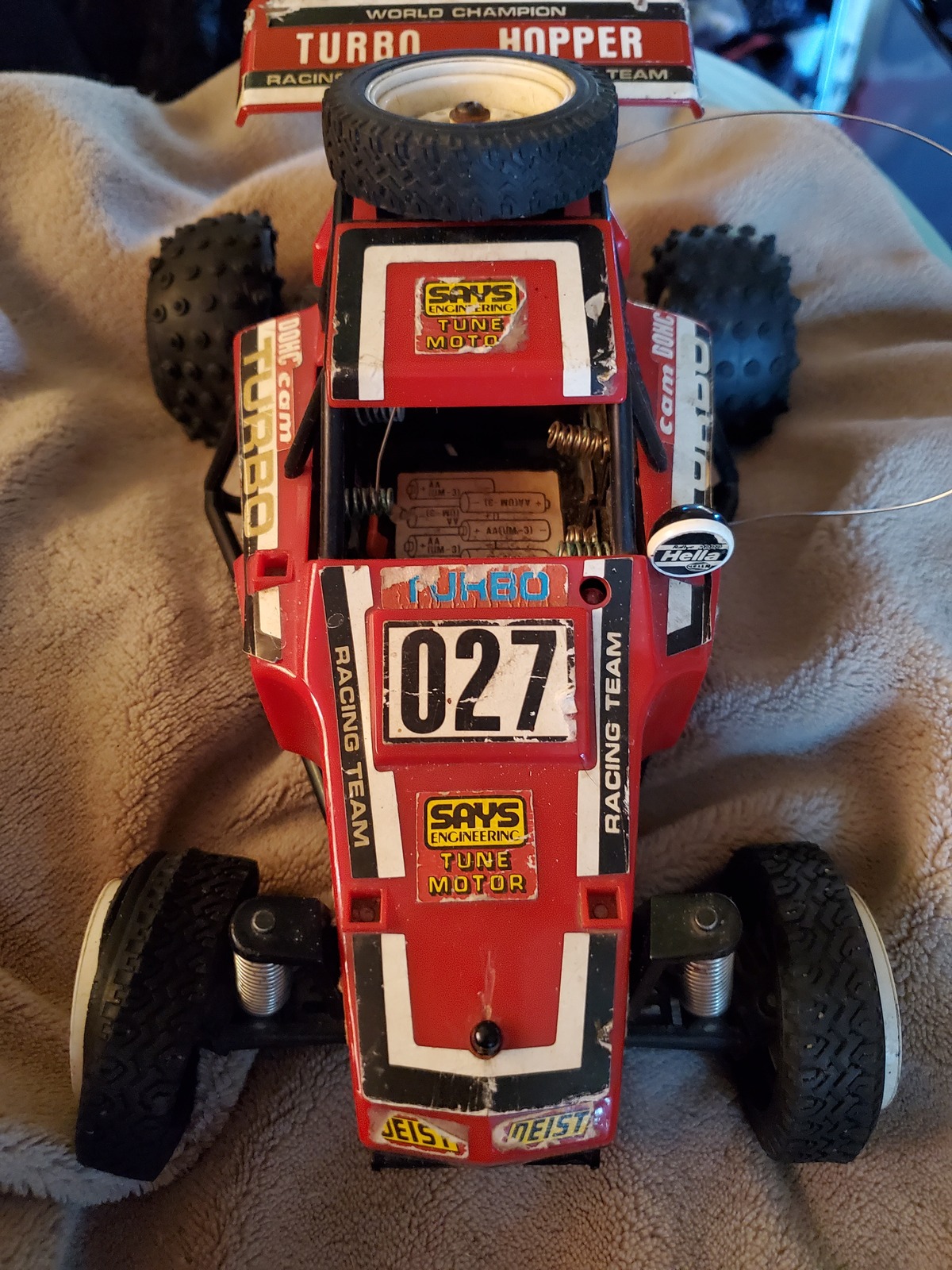 Vintage RC Remote Control Tyco Turbo Hopper 1980's no controller/remote ...