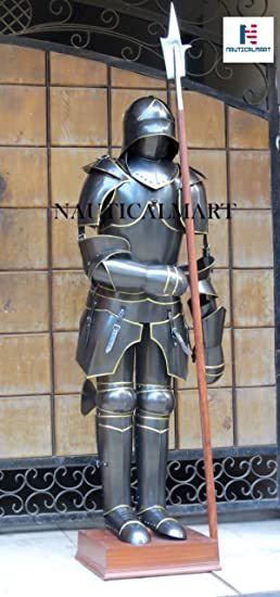 15th Century Gothic Knight Full Suit of Armor Great Knight Wearable ...