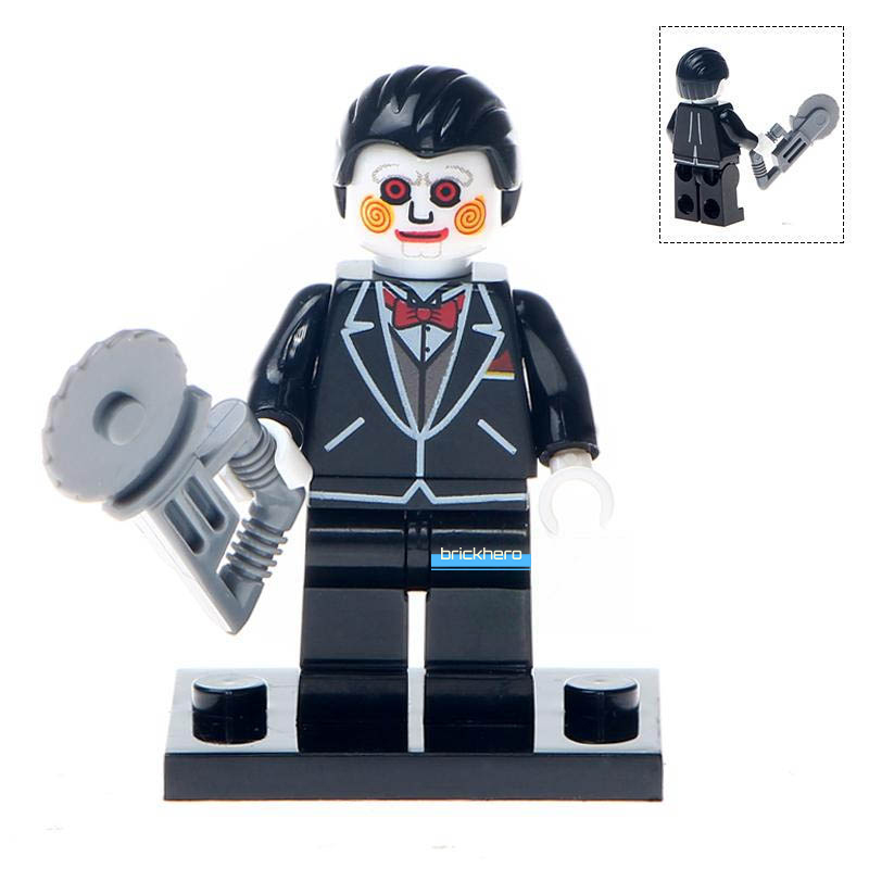 Billy (Jigsaw Serial Killer) Saw Horror Movie Lego Minifigure Brick ...