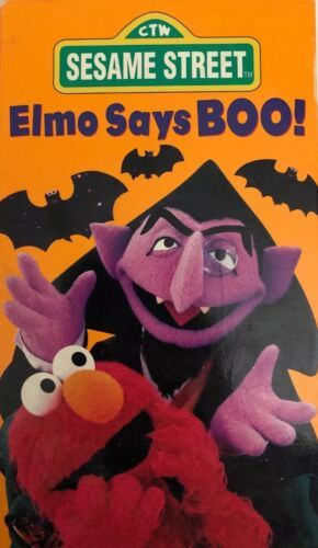 Sesame Street-Elmo Says Boo [VHS] -tested-rare Retro Collectible-Ships ...