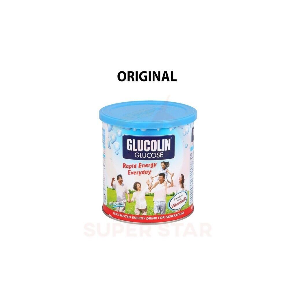 2 X Glucolin Glucose Powder (ORIGINAL FLAVOUR) 420G Instant Energy ...