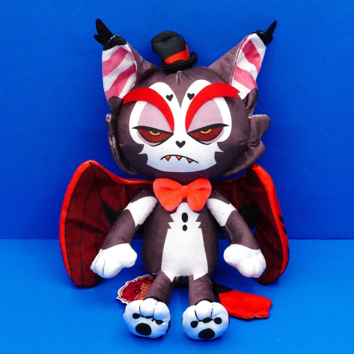 Hazbin Hotel Husk Plush Figure Plushie Official Vivziepop Helluva Boss ...