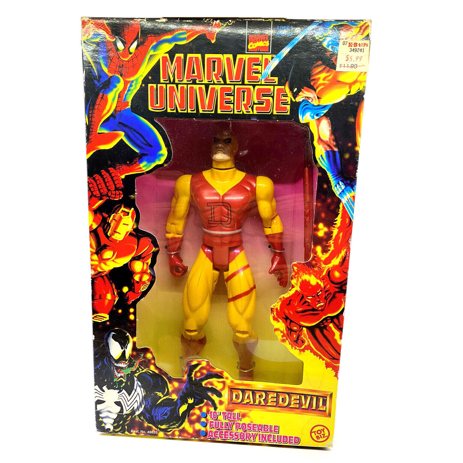 Marvel Universe Daredevil 10" Action Figure (Yellow And Red Costume ...
