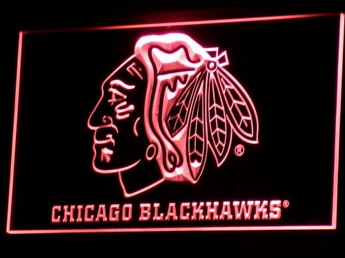 Chicago Blackhawks Hockey Led Neon Sign Hang Wall Home Decor, Room ...