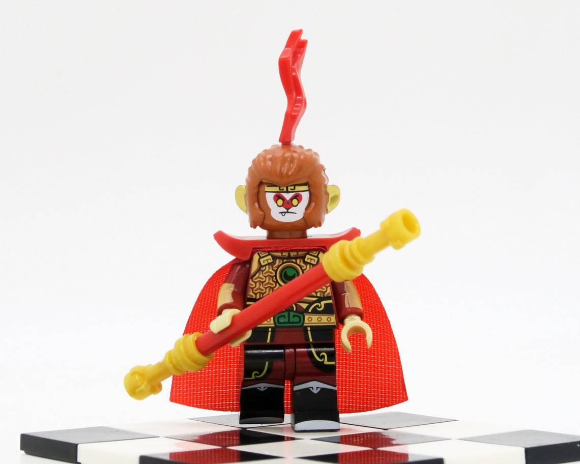Journey to the West Monkey King Sun Wukong Minifigures Weapons and ...