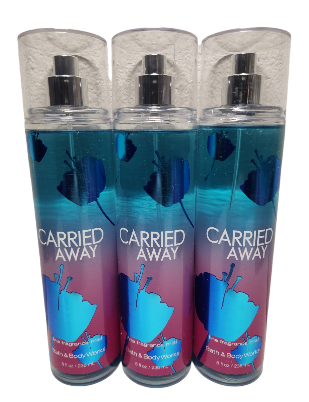 3x Bath Body Works CARRIED AWAY Body Fragrance Mist 8 fl oz - Body ...
