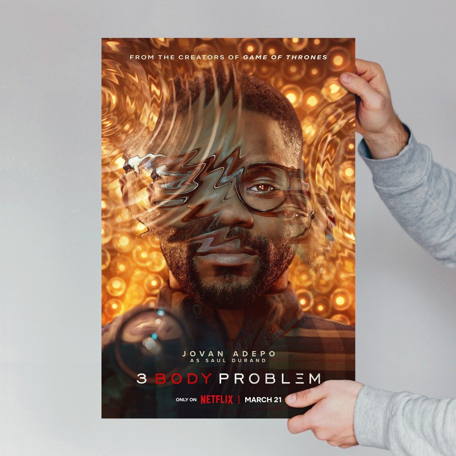 Saul Durand 3 BODY PROBLEM movie poster - 2024 Netflix Series Wall Art ...