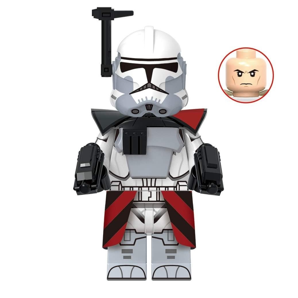 8pcs Star Wars Bomb Squad Colt Captain Grey Styles Clone trooper ...