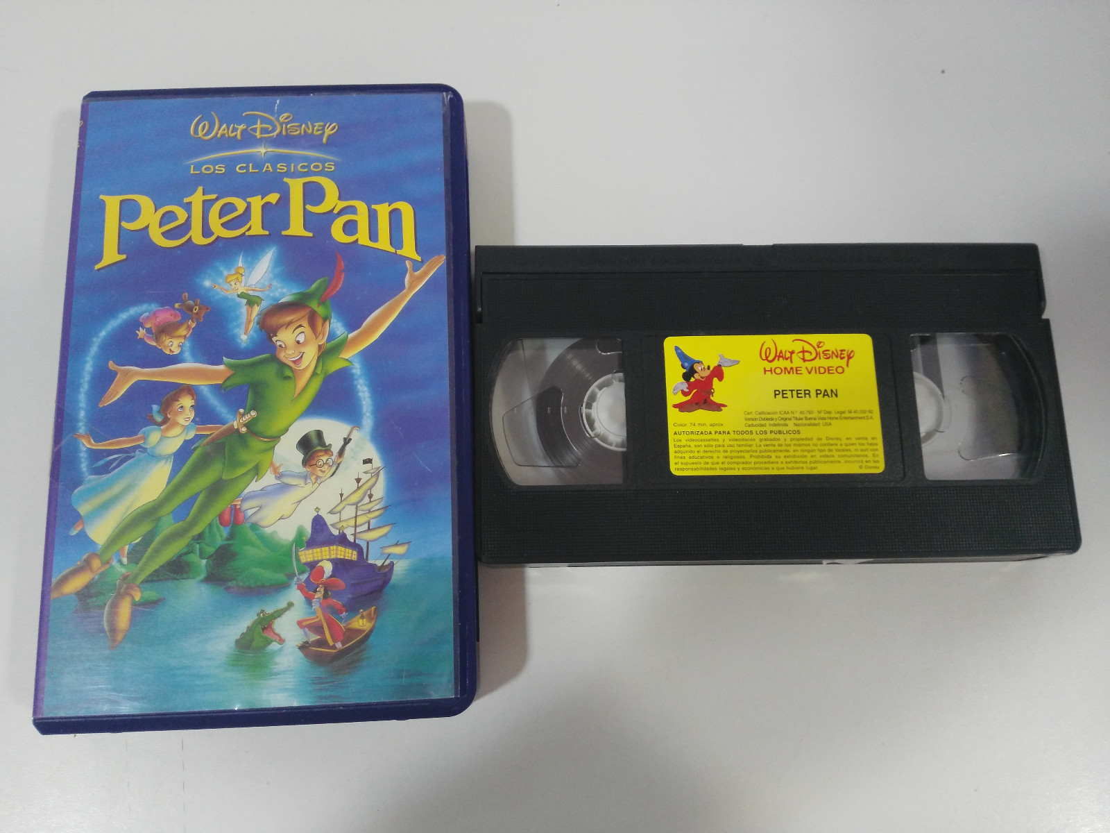 PETER PAN Campanilla - Los Classici Di WALT DISNEY - VHS Cinta ...