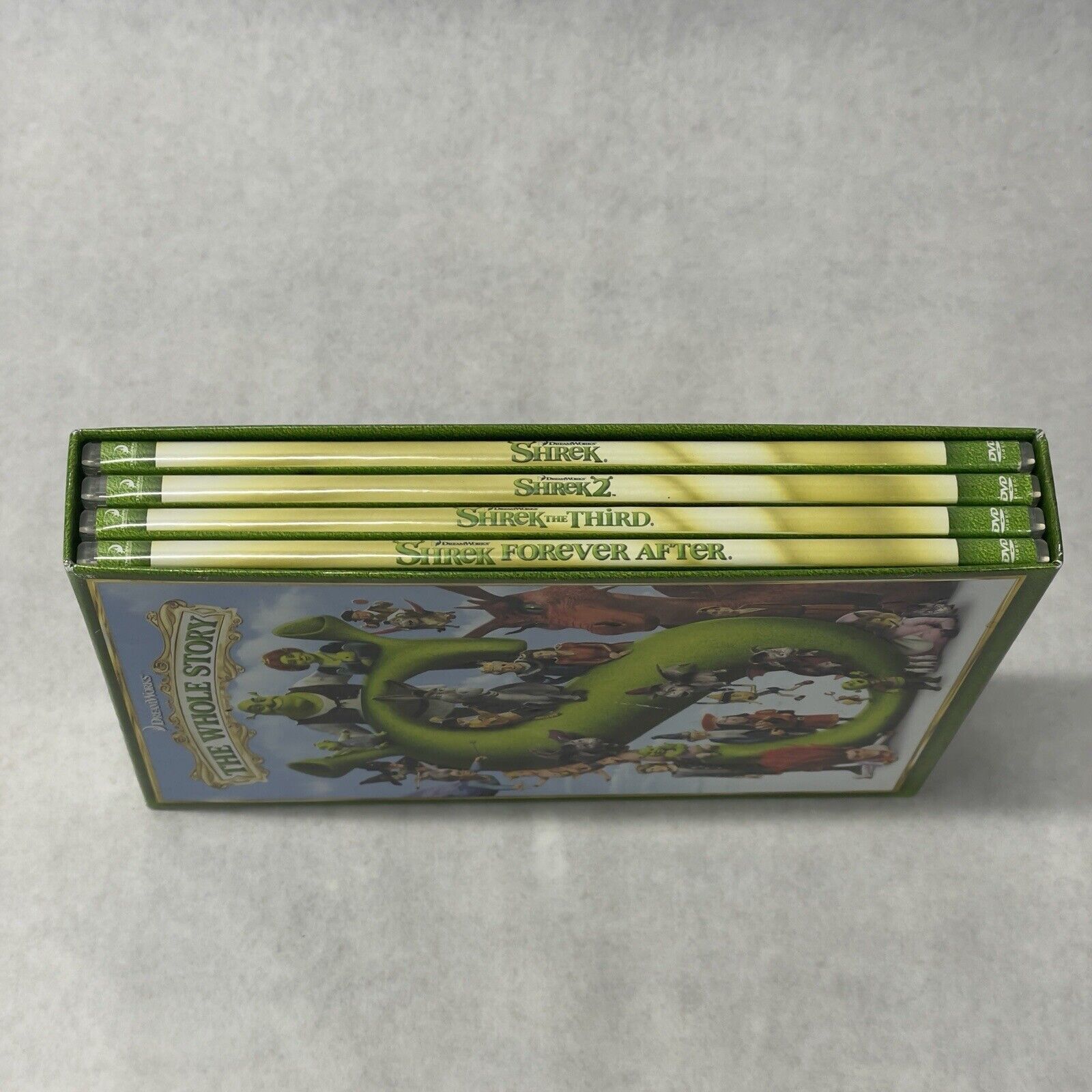 Shrek: The Whole Story DVD Boxed Set Shrek Shrek 2 Shrek The Third ...