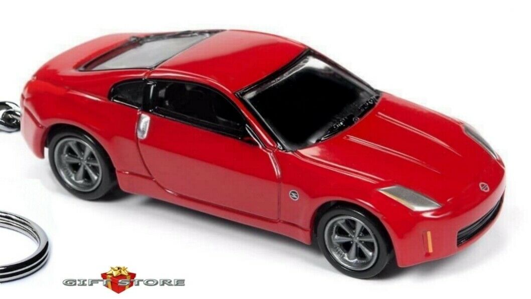 RARE KEY CHAIN RED NISSAN 350Z FAIRLADY Z33 Z CAR FAST & FURIOUS NEW ...