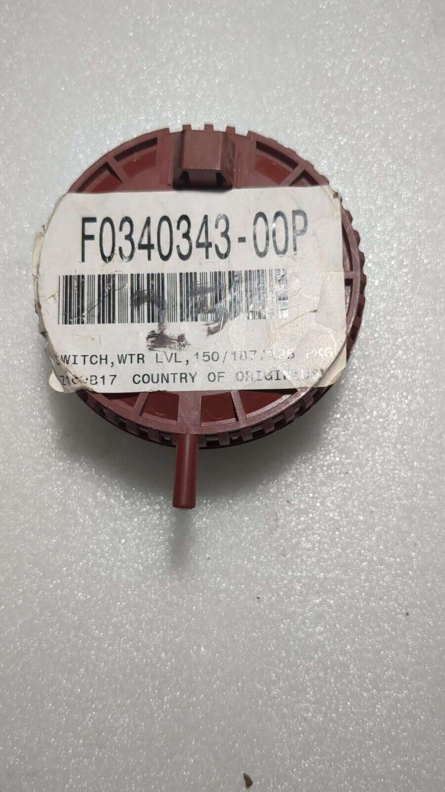 NEW Washer SWITCH WTR LVL 150/187/225 PKG for Speed Queen P/N: F0340343 ...