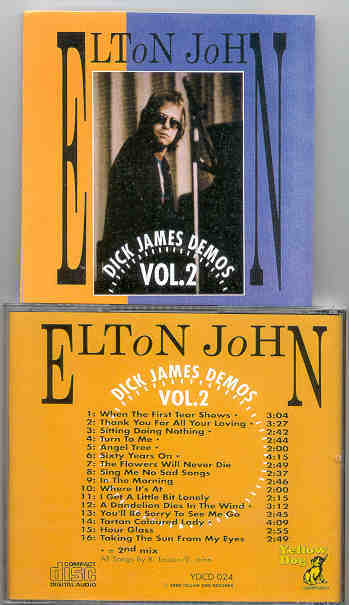 Elton John - Dick James Demos Vol. 3 ( The Unsurpassed ) ( Yellow Dog ...