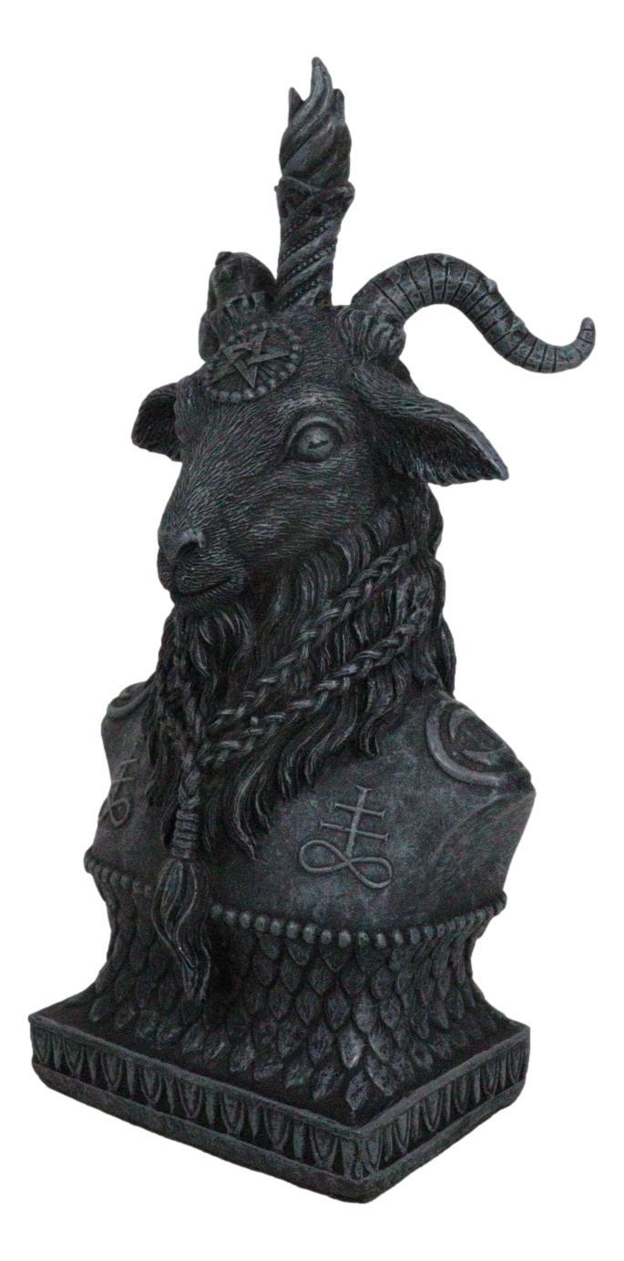Sabbatic Goat Baphomet Bust Figurine 8"Tall Satanic Idol Worship Goat ...