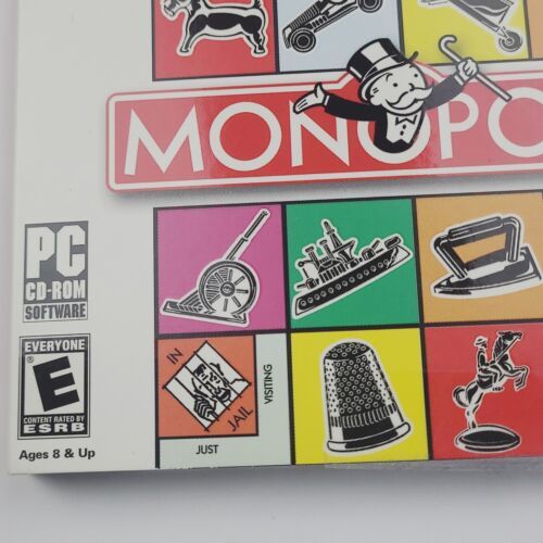Monopoly Video Game For PC Atari Complete With Manual Board Game ...