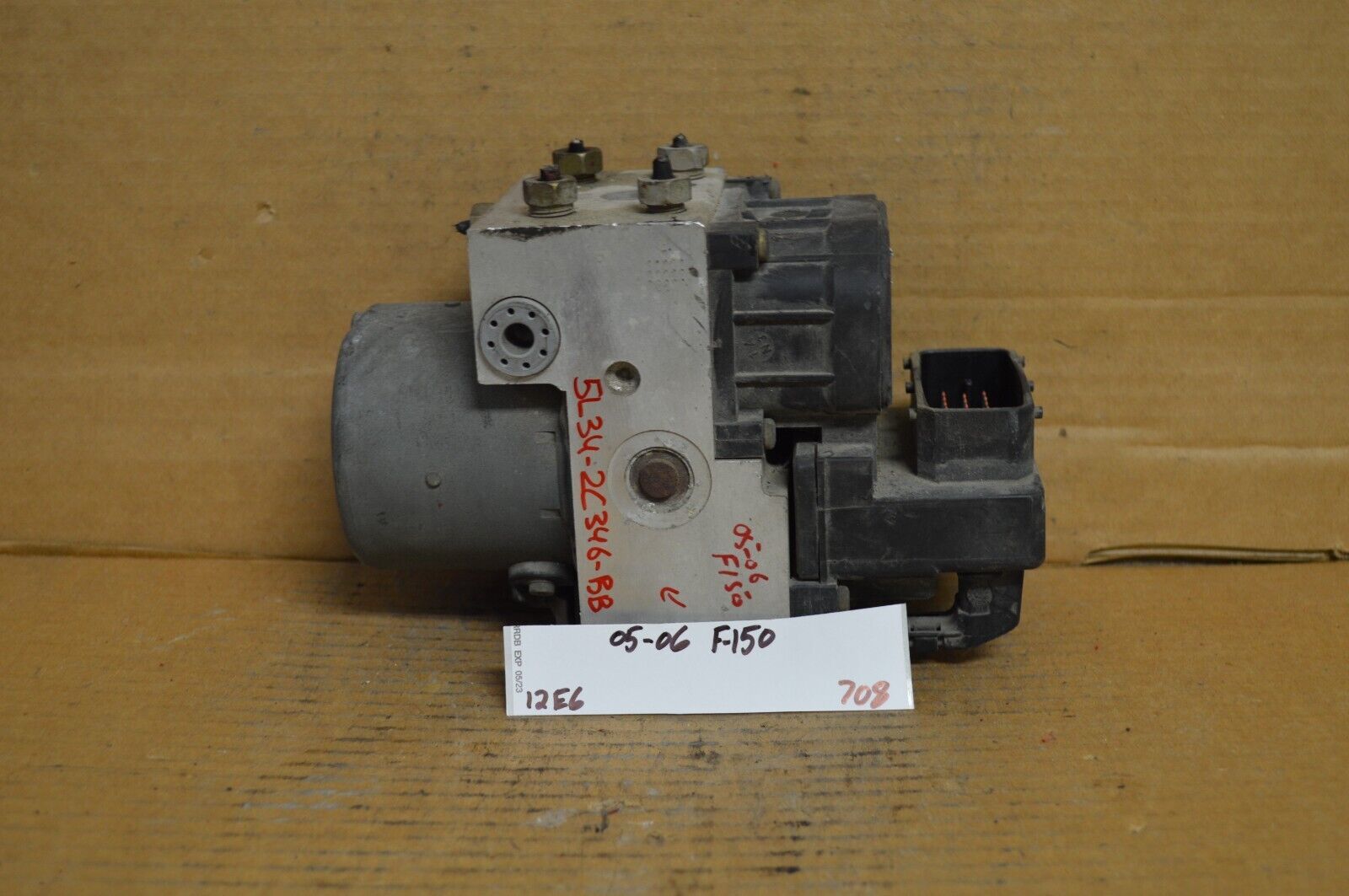 05-06 Ford F-150 ABS Pump Control OEM 5L342C346BB Module 708-12E6 - ABS ...