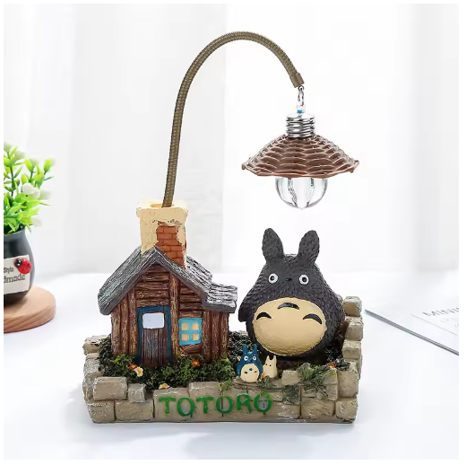 Totoro-Themed Desk Lamp with Lantern Design – Anime Night Light and ...
