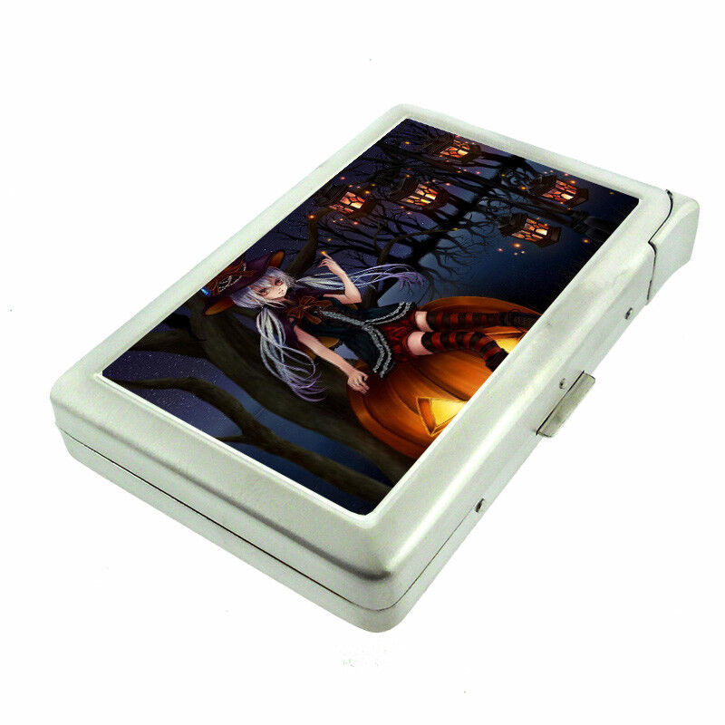 Hot Anime Witches D5 100's Size Cigarette Case with Built in Lighter ...