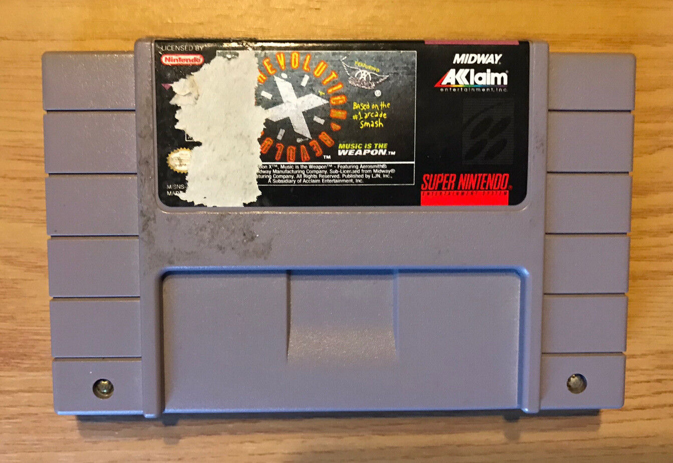 Revolution X, Music is the Weapon - Featuring Aerosmith Super Nintendo ...