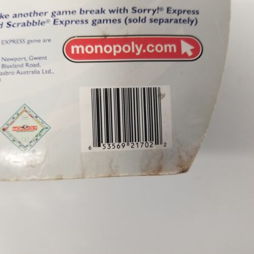 Hasbro Monopoly Express Play in 20 Minutes, Travel Game, New ...