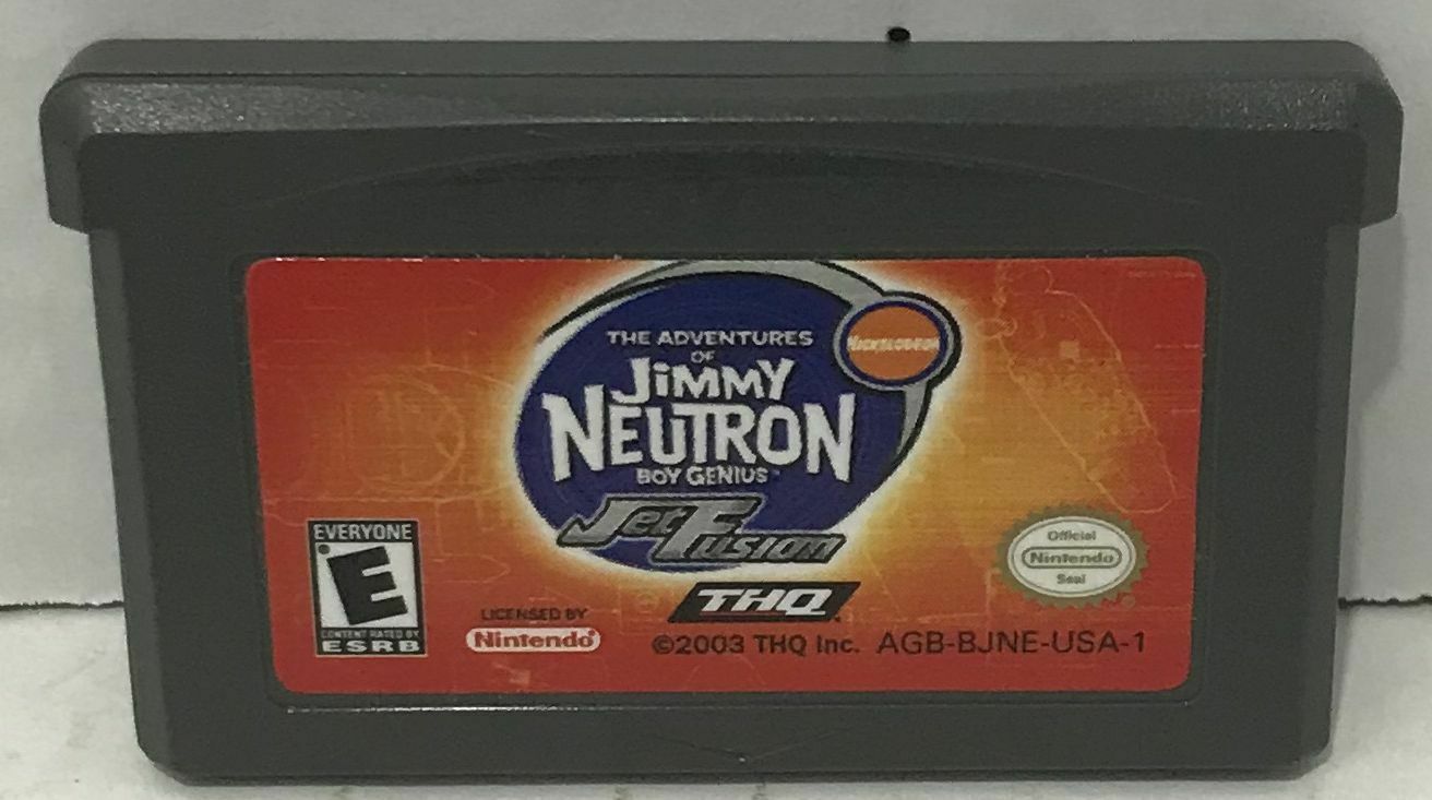 Nintendo Game Boy Advance The Adventures of Jimmy Neutron Boy Genius ...