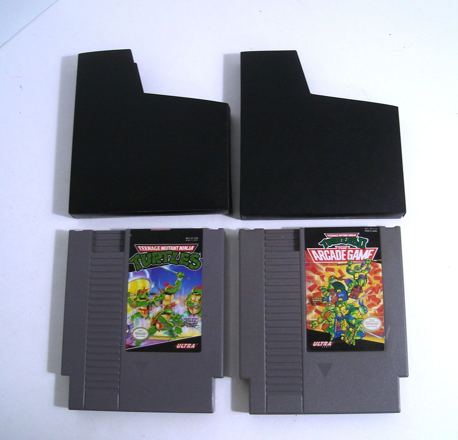 Teenage Mutant Ninja Turtles and TMNT II The Arcade Game (Nintendo NES ...