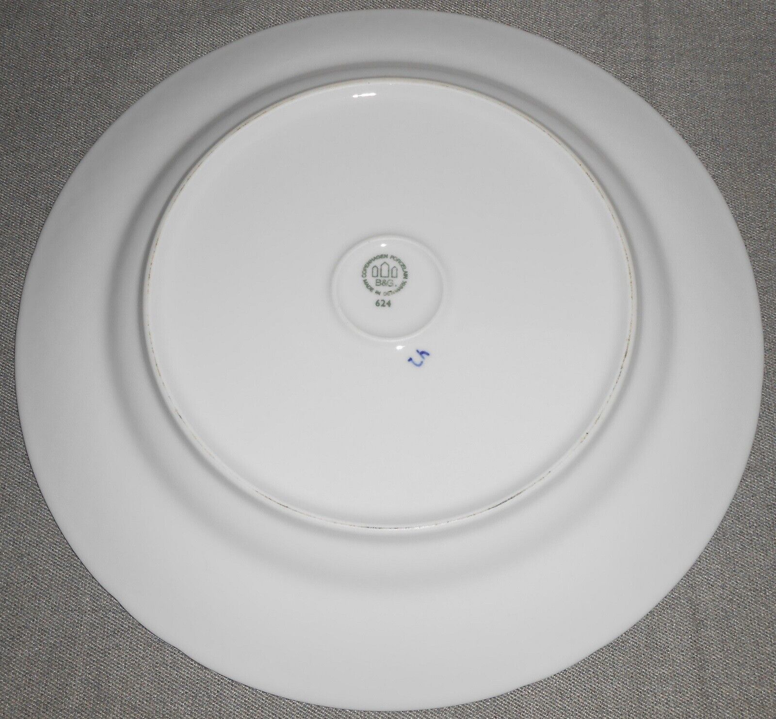 Bing and Grondahl DINNER PLATE Blue Traditional PATTERN MADE IN DENMARK ...