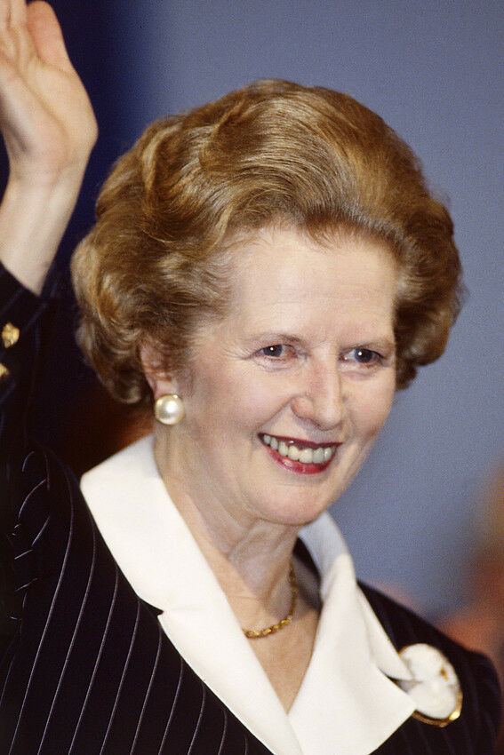 Margaret Thatcher Smiling Portrait Color 11x17 Mini Poster classic ...